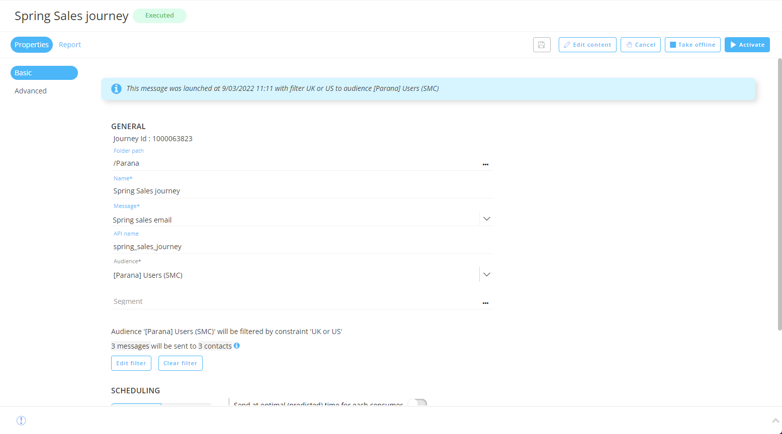 A basic email, step by step - 6. Create a basic journey